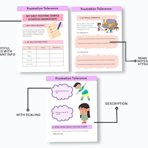 CBT for ADHD Worksheets Mega Bundle, ADHD Workbook Kids, Neurodivergent ...