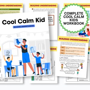 Cool and Calm Kids Coping Skills Worksheet, Therapy Worksheets, School ...