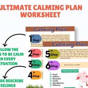 Calming Plan Worksheet, Psychology Resources, Inner Critic, Boundaries ...