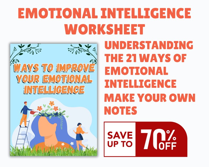 21 Ways of Emotional Intelligence: Mindfulness Worksheet to Enhance ...