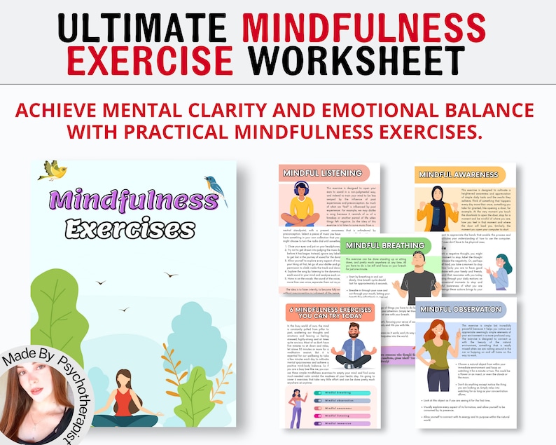 Guided Mindfulness Exercise, Breathing Exercises, Mental Wellness Tips ...