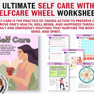 Self Care Journal, Self Care Workbook Worksheets, Self Love, Burnout ...