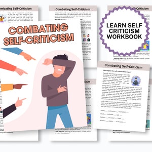 Combating Self Criticism Worksheet, Therapy Worksheet, Cbt Worksheets ...