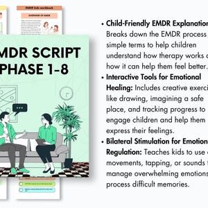 EMDR Workbook for Kids, EMDR Therapy, EMDR Resources, Trauma Therapy ...