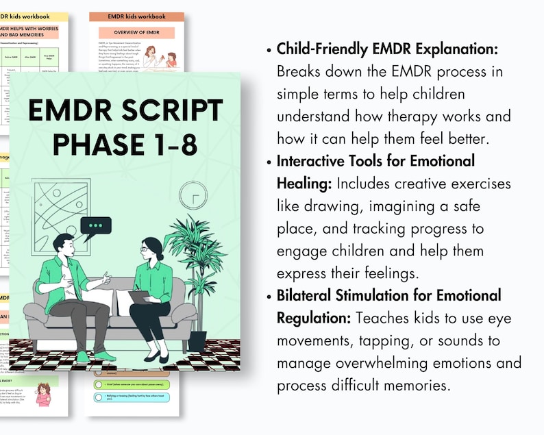 EMDR Workbook for Kids, EMDR Therapy, EMDR Resources, Trauma Therapy ...