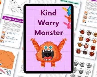 Worry Workbook for Kids, Anxiety Relief for Children Coping Skills, CBT ...