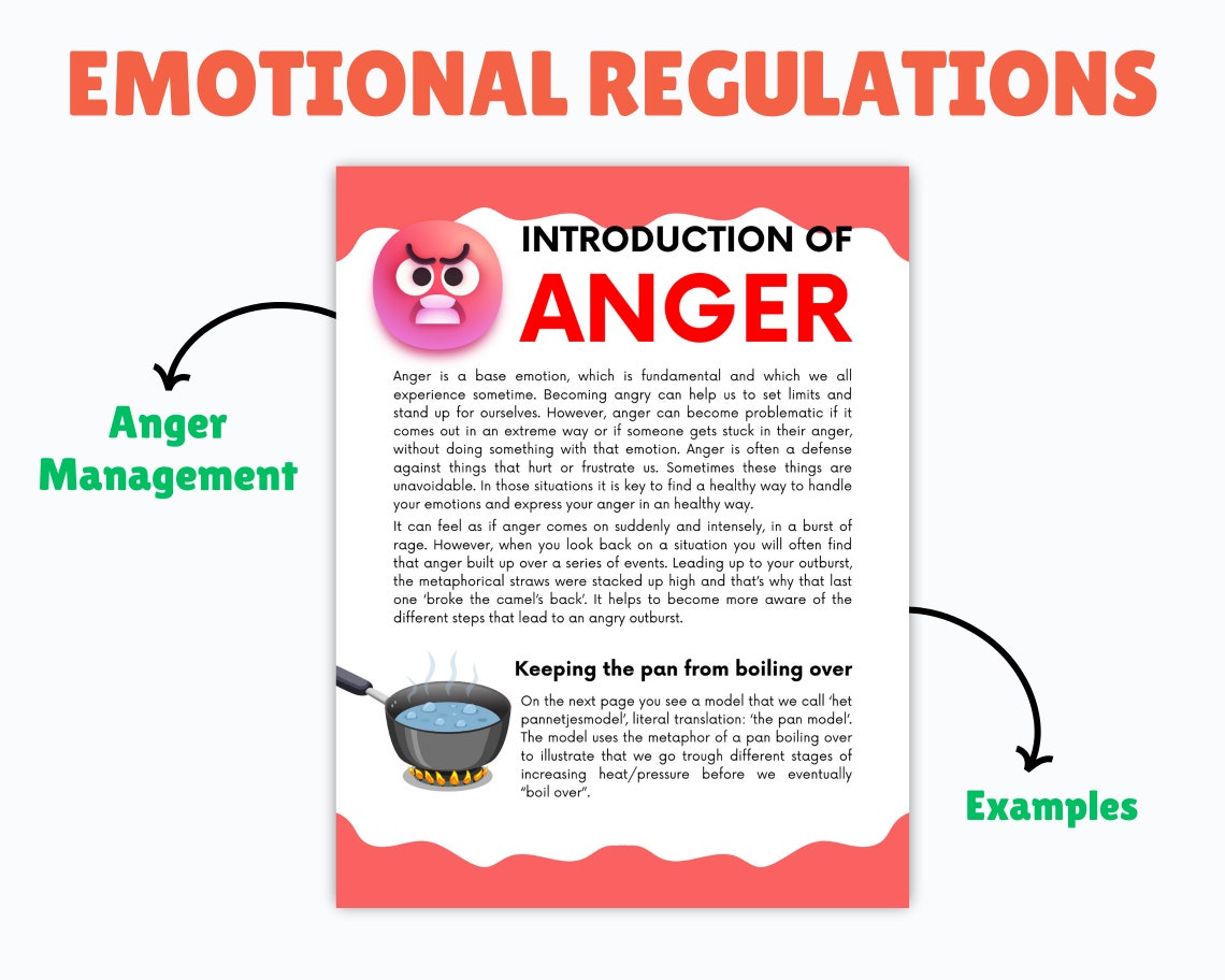 Emotional Regulation Workbook, Emotions Worksheets, Therapy Worksheets ...
