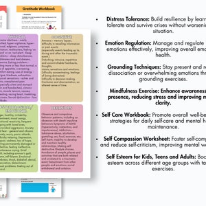 Therapy Worksheet Bundle, Psychology Resources, Inner Critic ...
