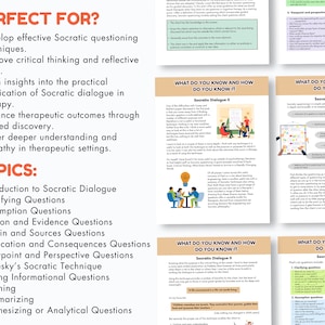 Socratic Questions for Therapists, Critical Thinking, Client Insight ...