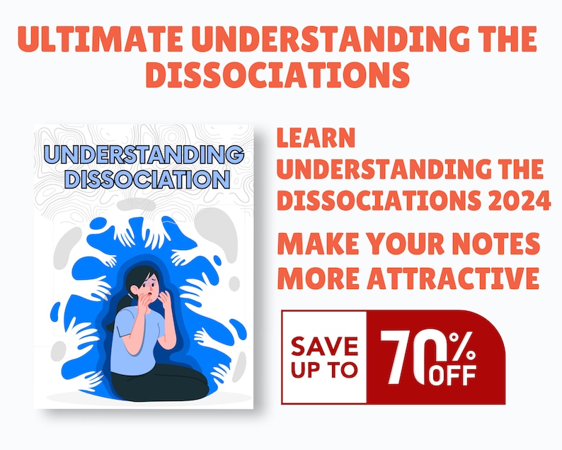 Dissociation Worksheets Workbook Dissociation Therapy Journal ...