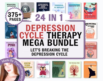 Breaking the Depression Cycle Workbook, Depression Spiral, Counseling ...