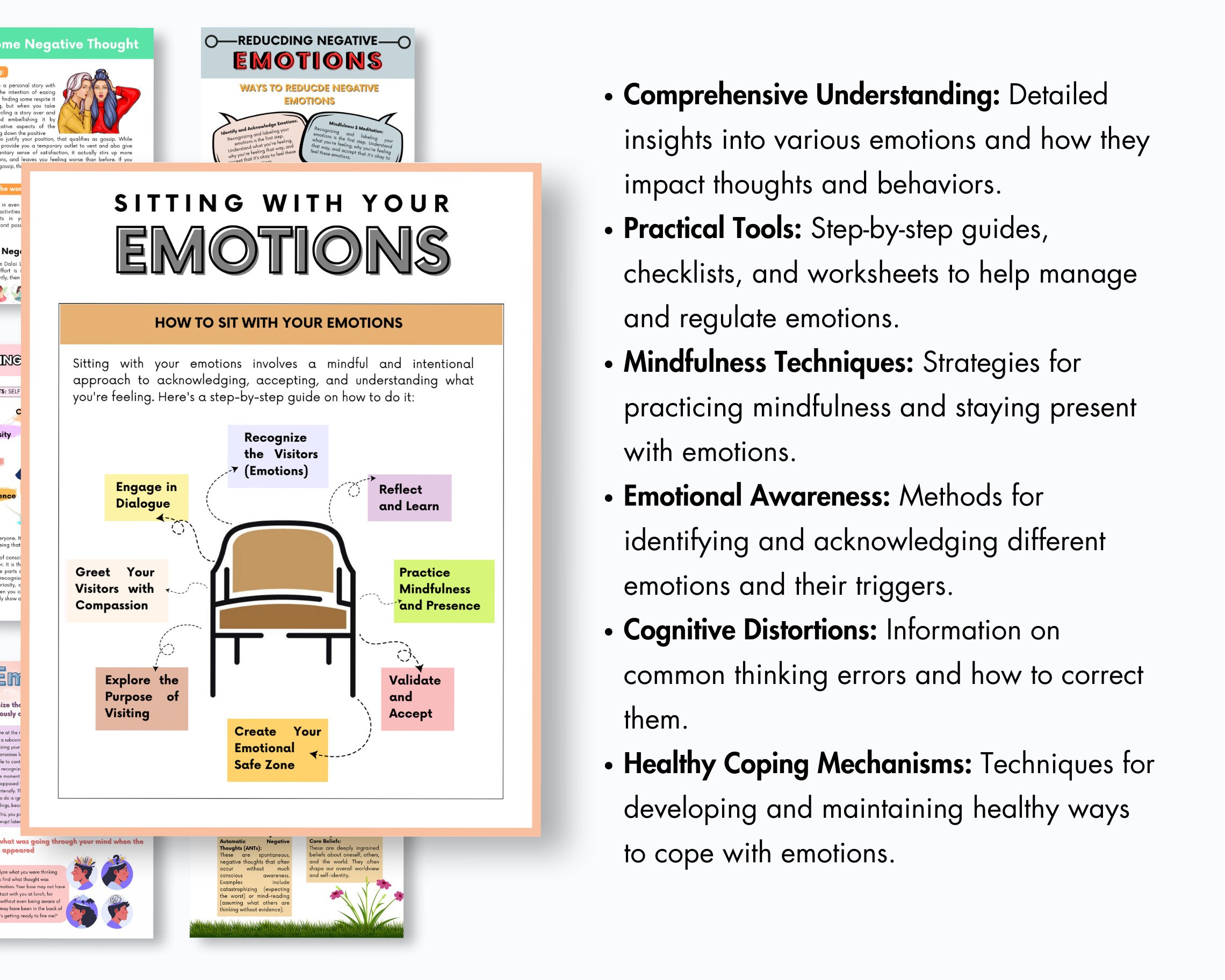 Emotions and Feelings Bundle, Psychology Resources, Inner Critic ...