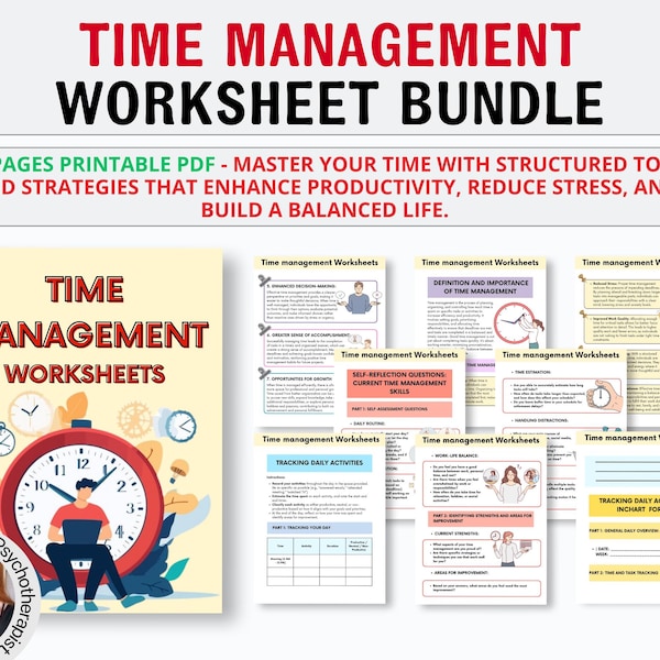 Time Management Planner - Etsy