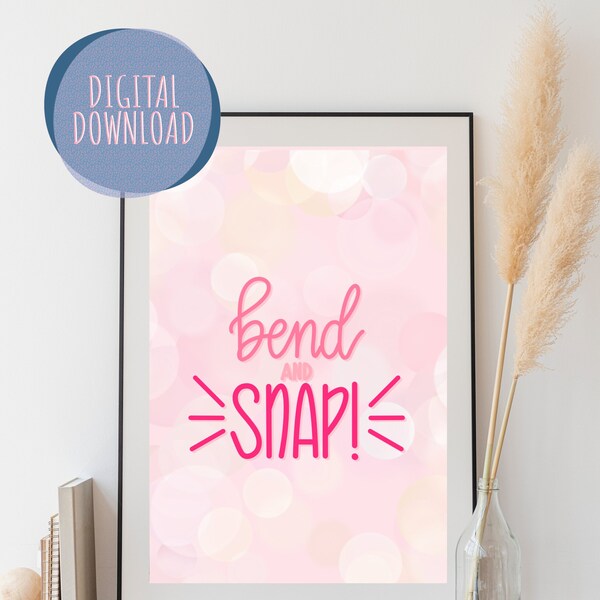 Bend and Snap - Etsy
