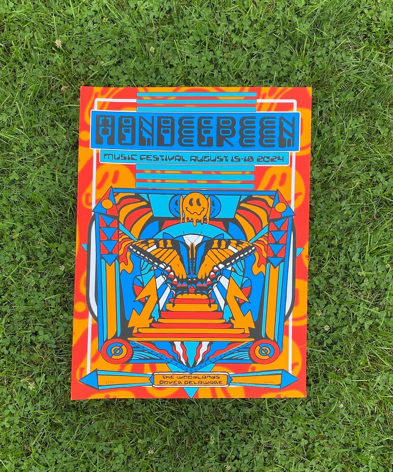 PHISH Mondegreen Poster Screen Print - Etsy