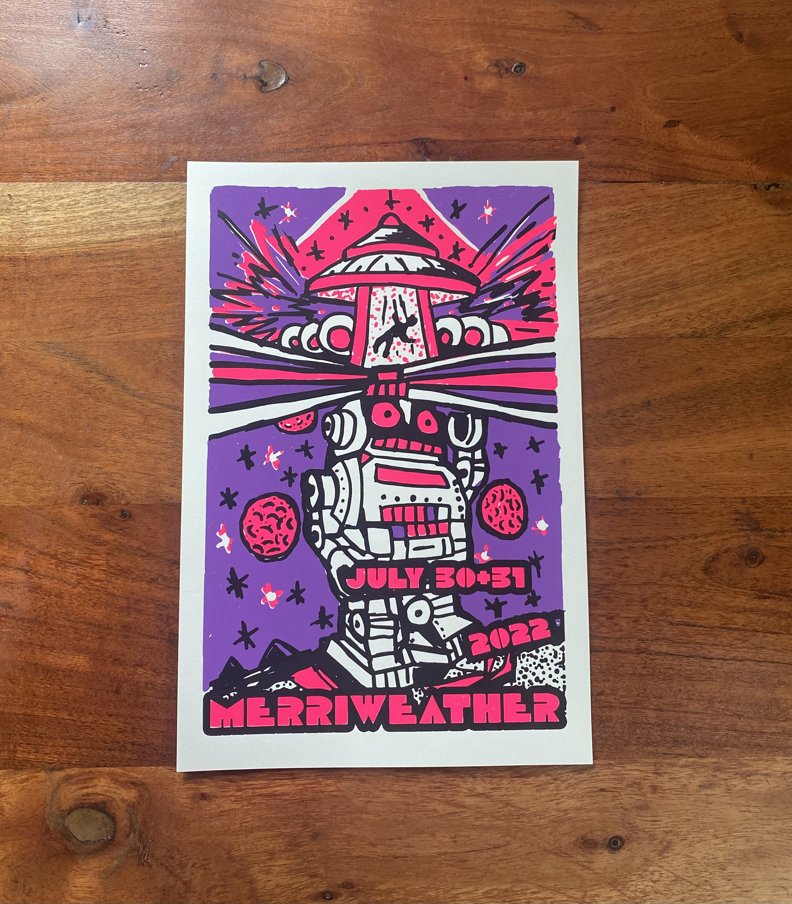 PHISH Merriweather Variant Screen Print - Etsy