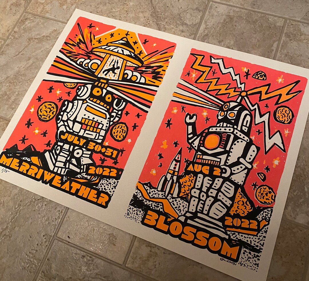 PHISH Merriweather and Blossom Uncut Print - Etsy