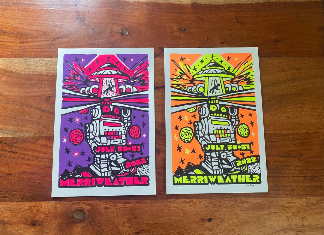 PHISH Merriweather Variant Screen Print - Etsy