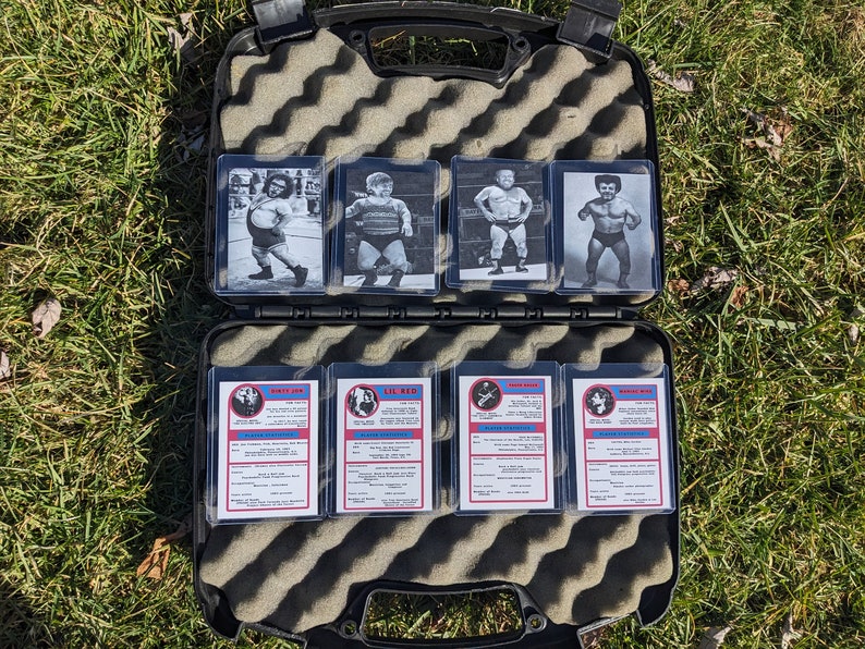 Little People Wrestler Cards - Etsy