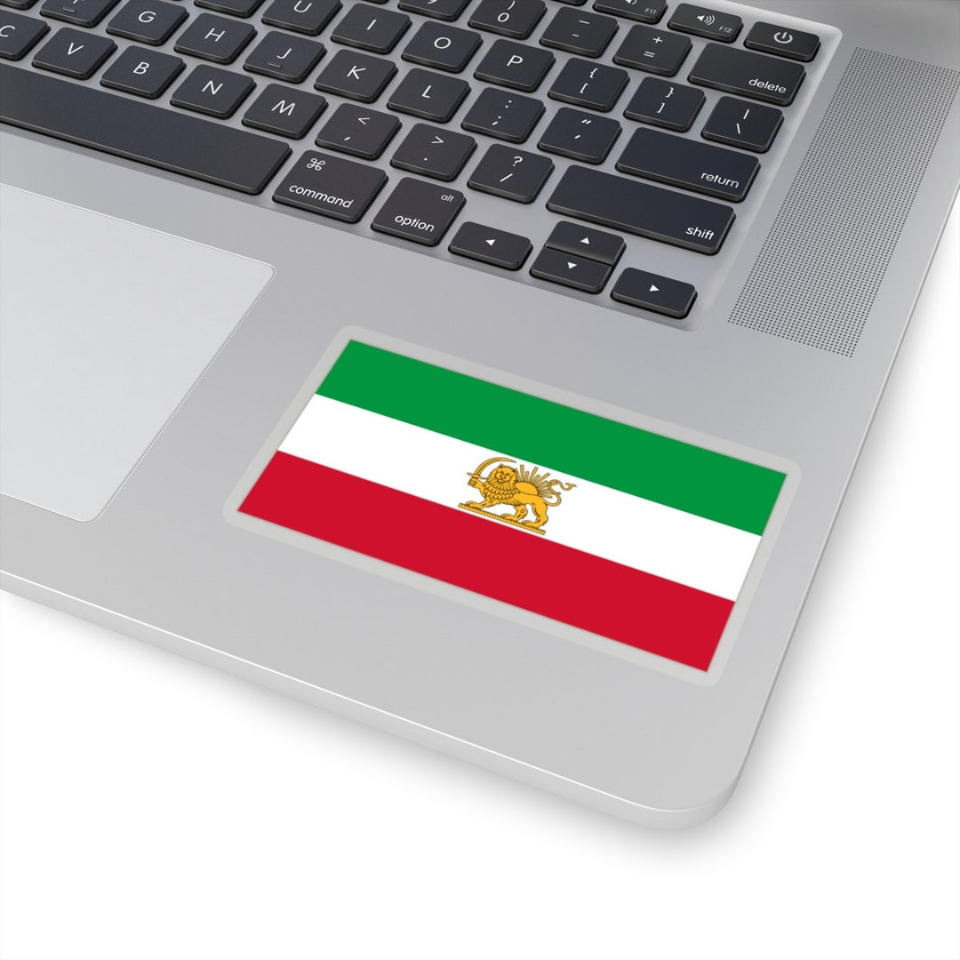 پرچم شیر و خورشید Shir O Khorshid Sticker, Zan Zendegi Azadi, Farsi ...
