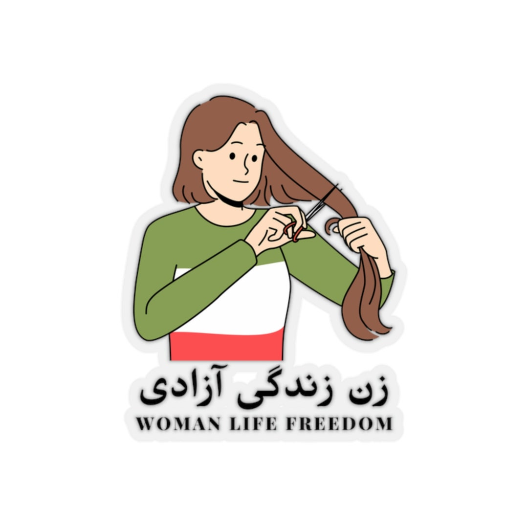 Zan Zendegi Azadi Sticker Mahsa Amini Women Life Freedom - Etsy