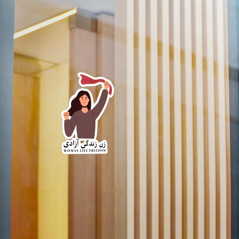 Zan Zendegi Azadi Sticker, Mahsa Amini, Women Life Freedom, Farsi ...