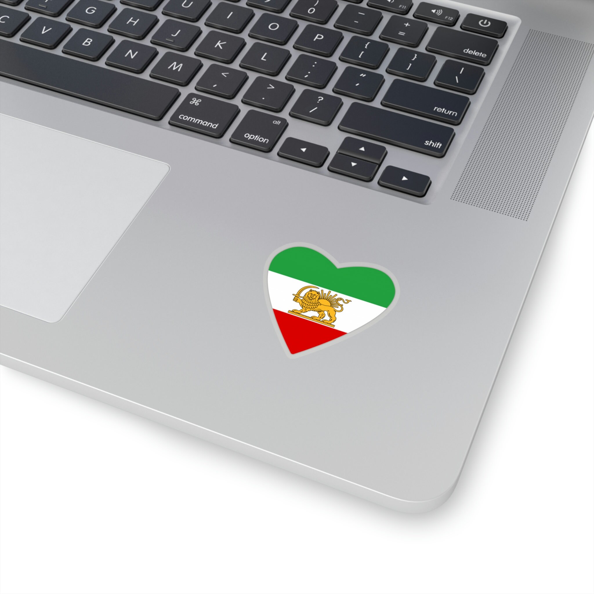 Iran Flag Sticker, Shir O Khorshid Sticker, Heart, Love, Farsi, Persian ...