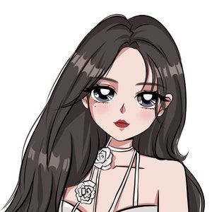 Custom Anime Portrait Cute Cartoon OC Commission Digital Art Japanese ...
