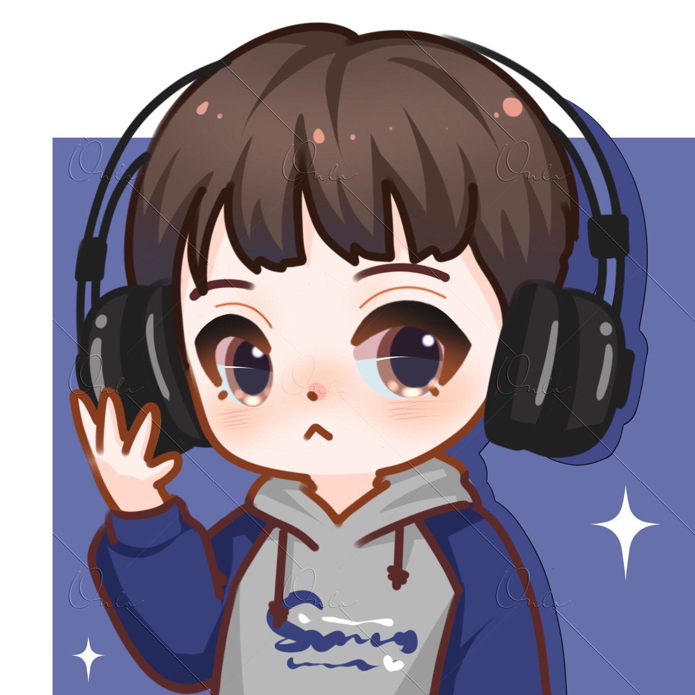 Chibi Boy With Headphones