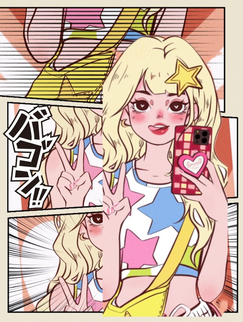 Custom Anime Portrait Social Media Avatar Instagram Facebook - Etsy