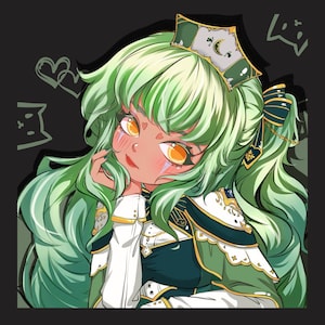 Custom Anime OC Commission Portrait From Photo Digital Art Twitch ...