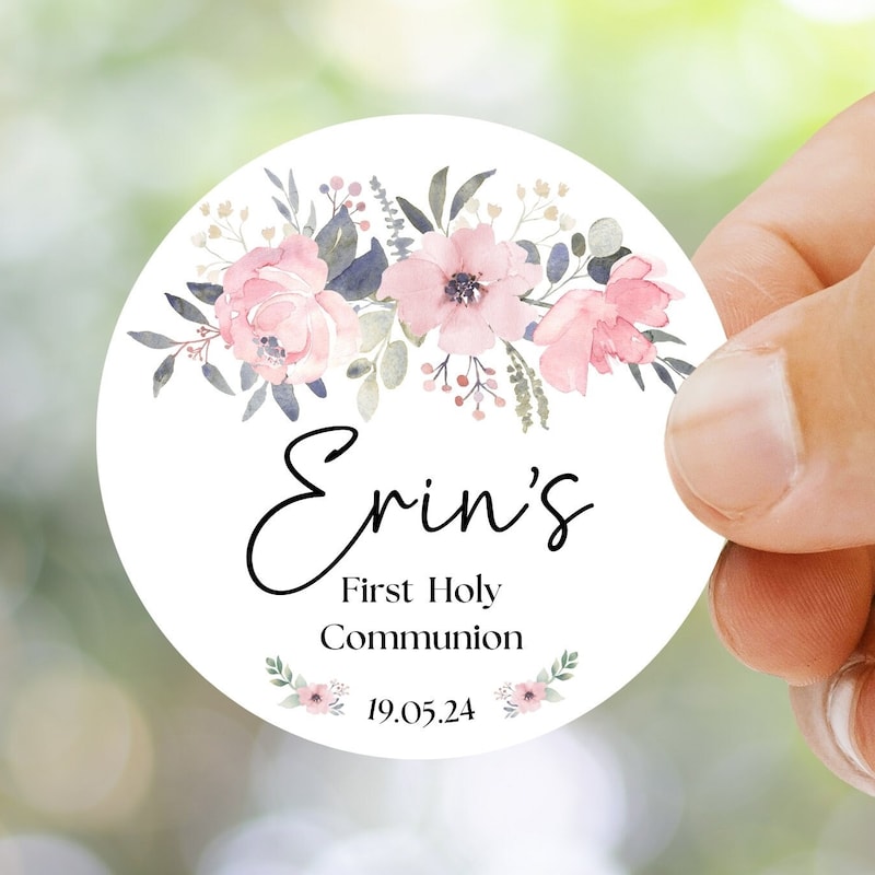 Communion Stickers - Etsy