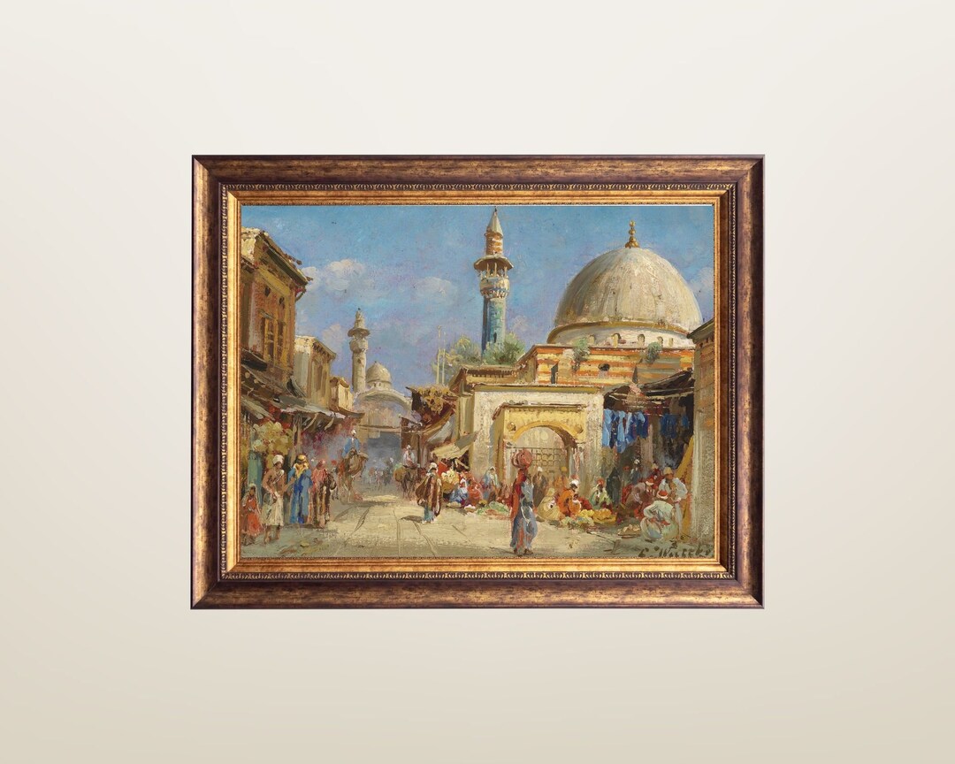 Syria Art Print, Middle Eastern Painting, Damascus Art Print - Etsy