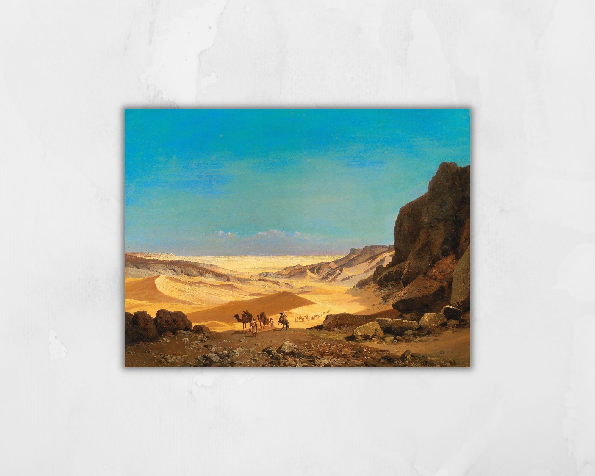 Libya Art Libyan Desert Painting North African Art Print - Etsy
