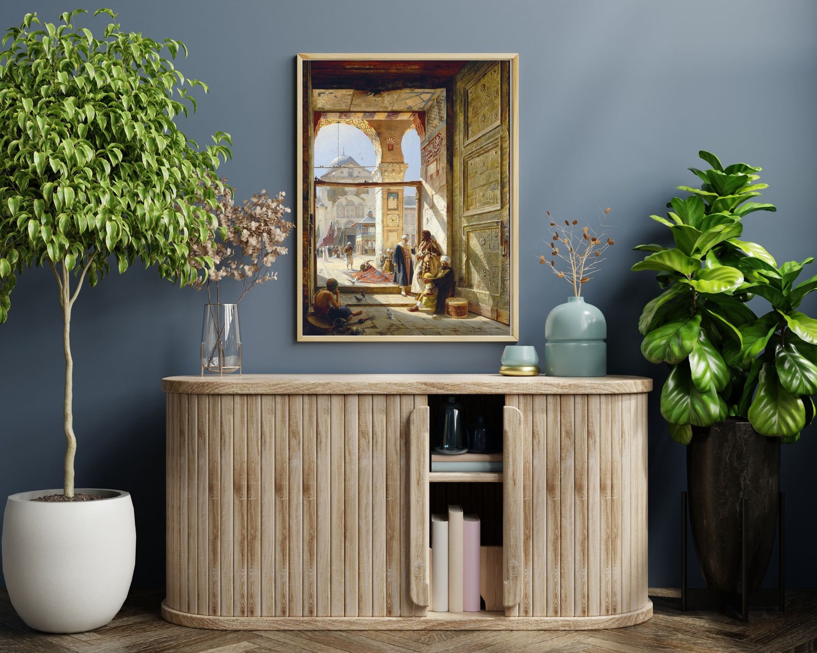 Syria Art, Umayyad Mosque Painting, Vintage Arab Art Print - Etsy