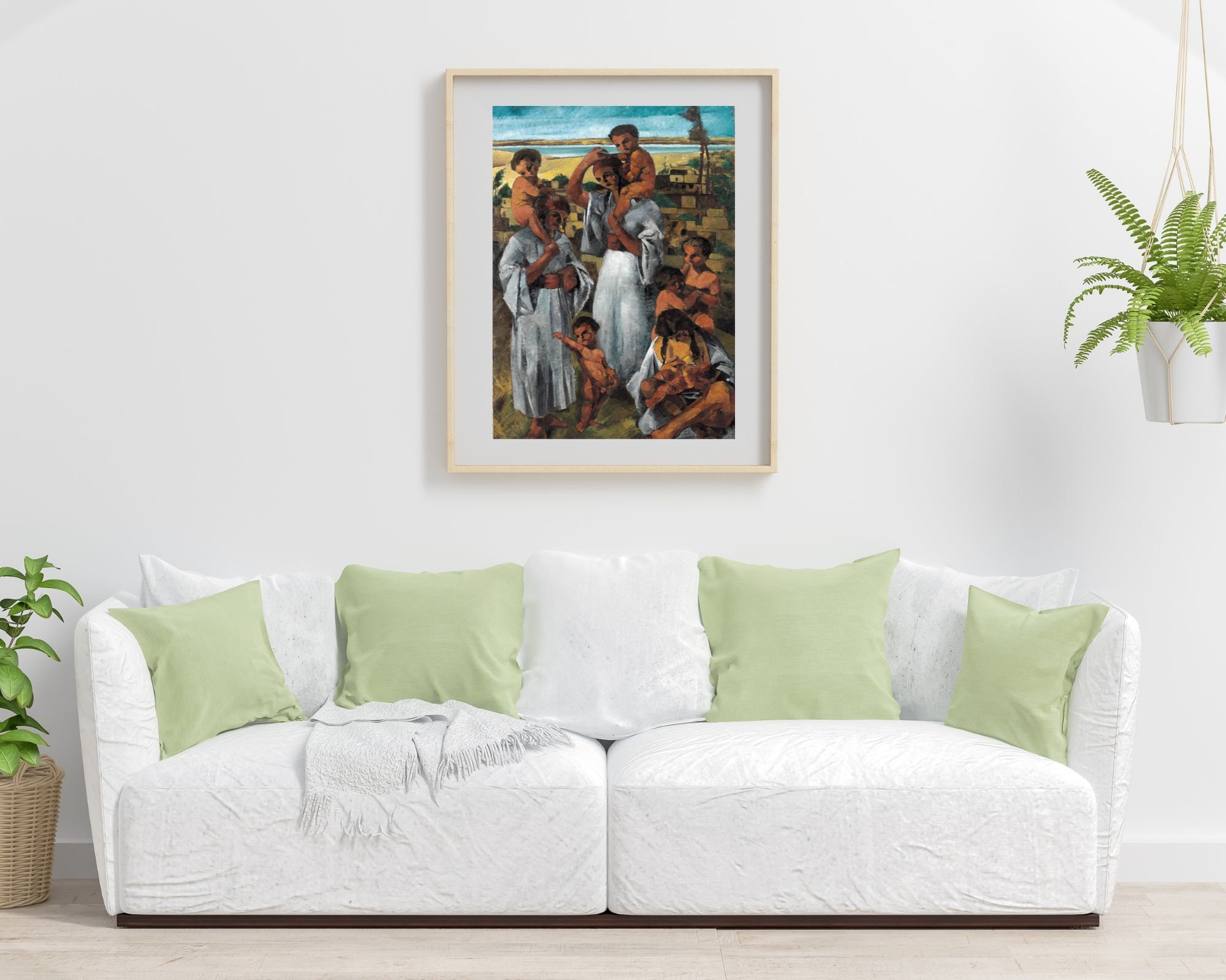 Arab Art Middle Eastern Painting Arab Motherhood - Etsy