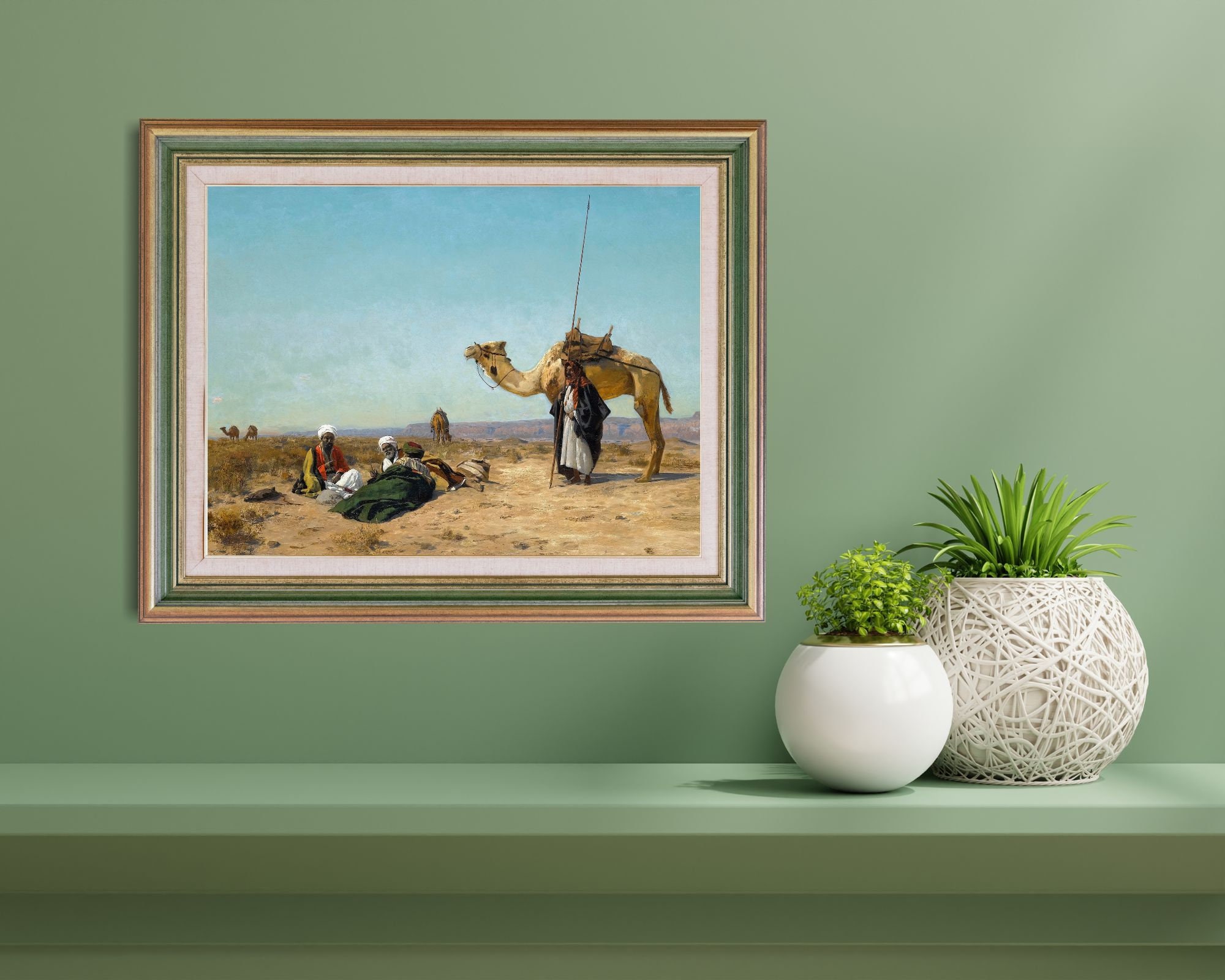 Syria Art Syrian Desert Painting Middle Eastern Art - Etsy
