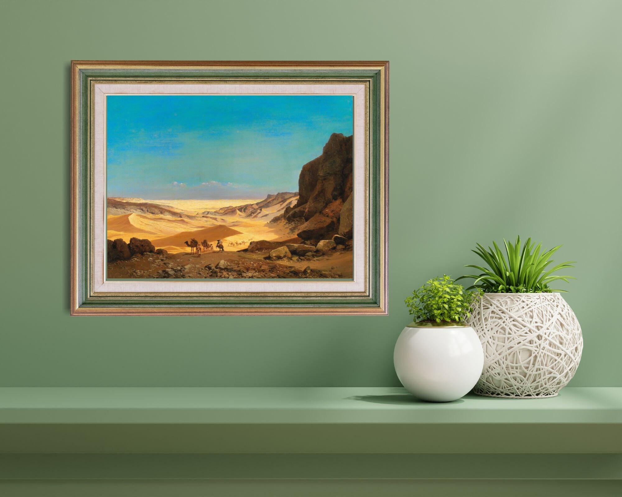 Libya Art Libyan Desert Painting North African Art Print - Etsy