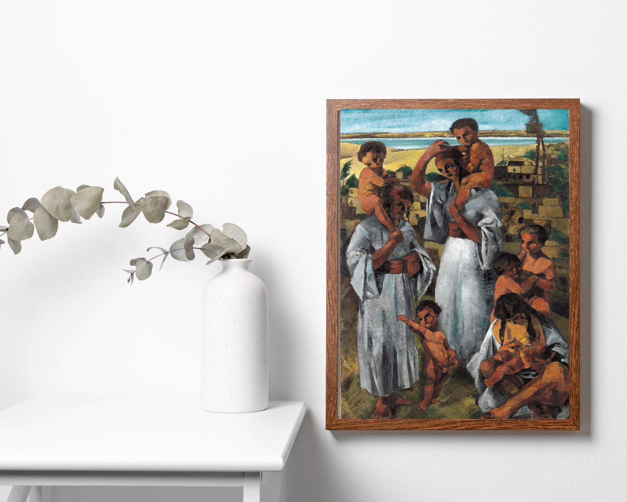 Arab Art Middle Eastern Painting Arab Motherhood - Etsy
