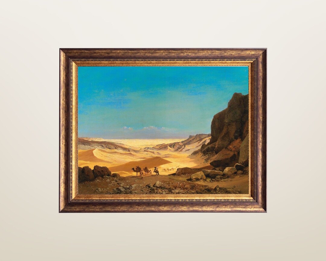 Libya Art, the Libyan Desert, Painting, North African Libyan Print - Etsy