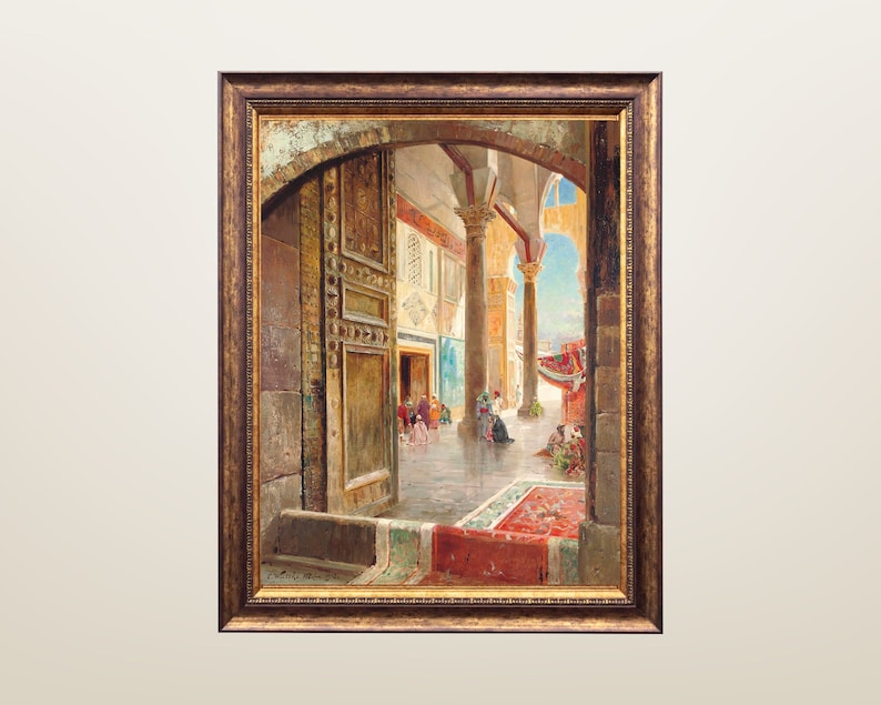 Syrian Art the Great Umayyad Mosque Giclee Art Print - Etsy