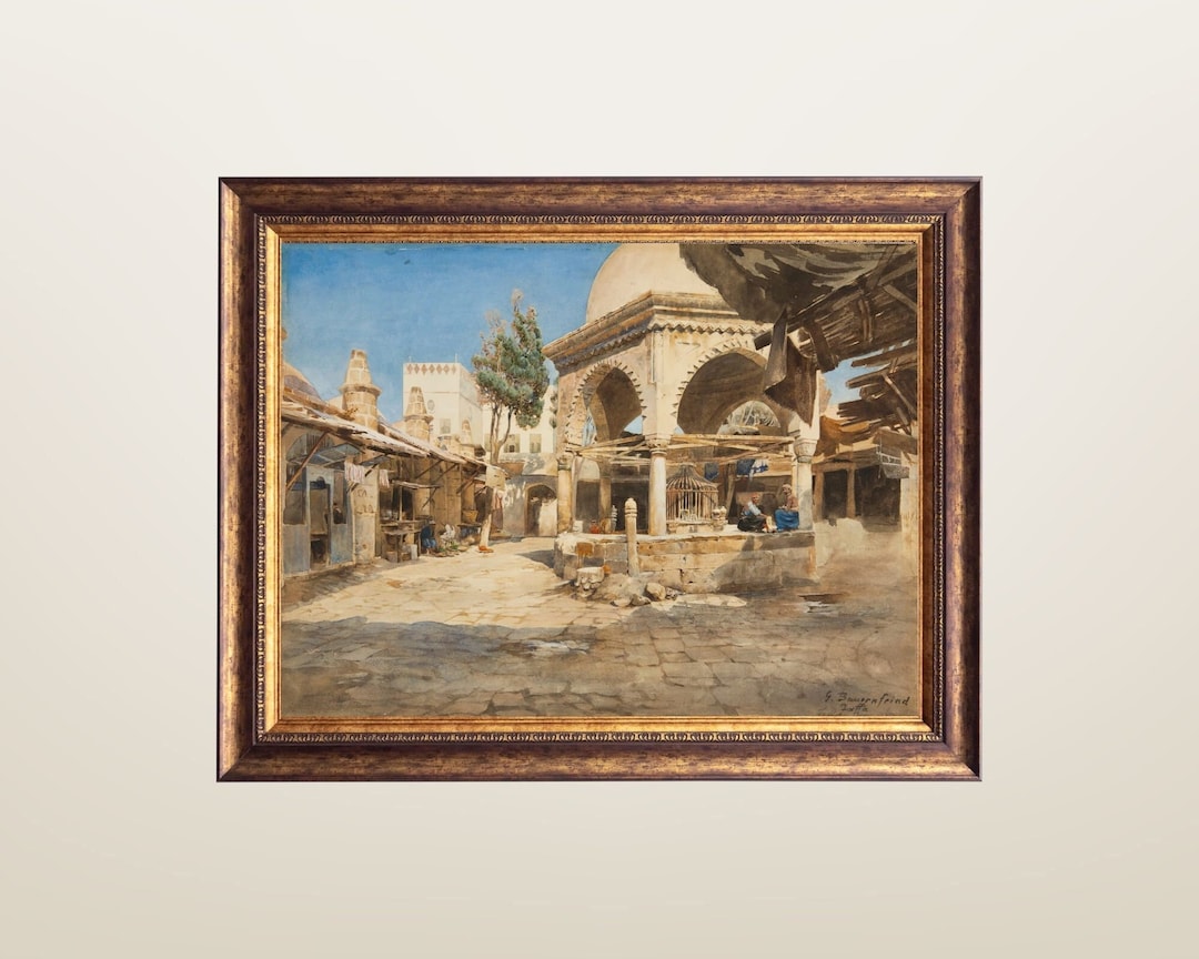 Palestine Art, Jaffa Painting, Middle Eastern Arab Art - Etsy