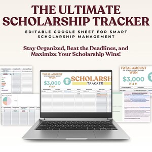 Scholarship Application Tracker | High School Students | University ...