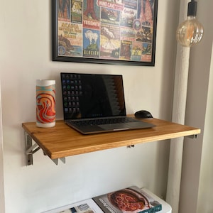 Small Space Murphy Desk Fully Assembled Handmade for Office Apartment Small Space Wall Mount Folding Desk Etsy
