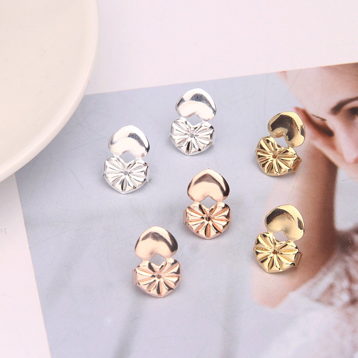 Love Lifters Premium Quality Earring Lifters | GIFT BOX | Ear Support ...