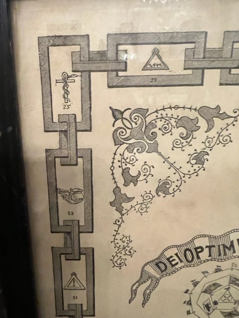 Masonic Framed Certificate - Etsy