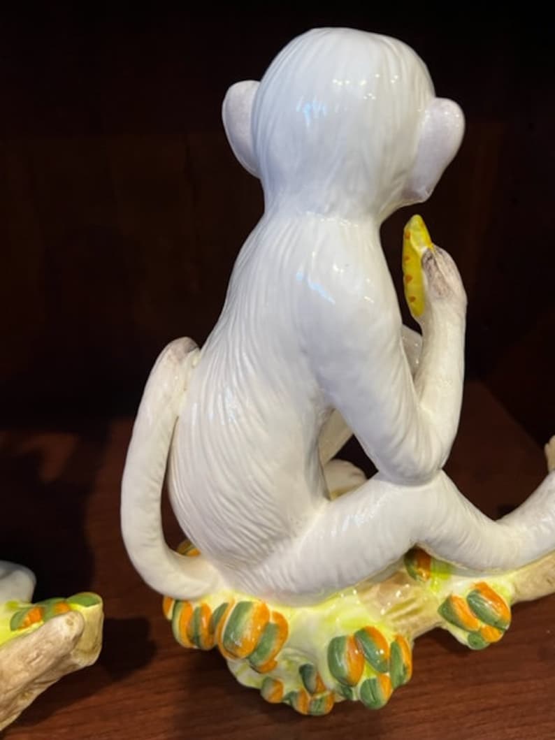Vintage Ceramic Monkeys Unmarked - Etsy