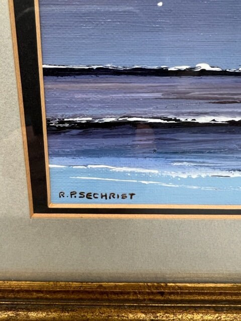 Oil Painting by R. P. Sechrist - Etsy