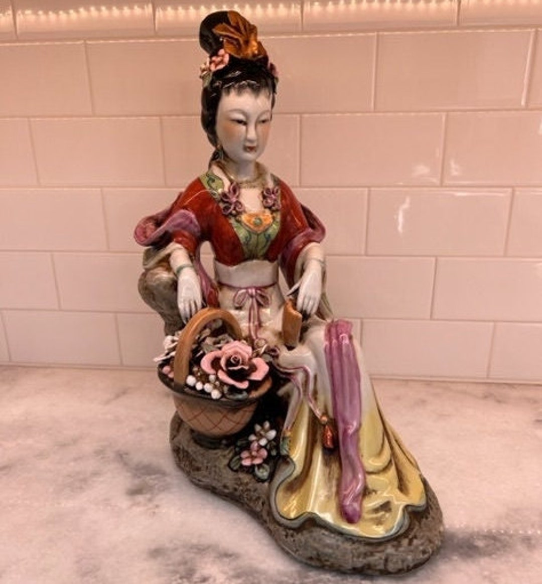 Porcelain Geisha Vintage - Etsy