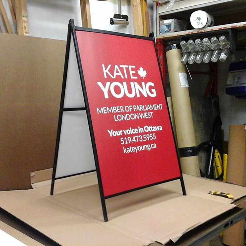 Metal 24x36 A Frame Signs Including Double Side Print - Etsy